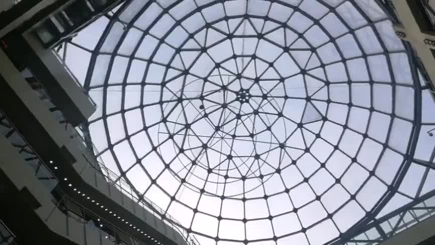 钢构穹顶玻璃建筑-球形玻璃幕墙-穹顶建筑
