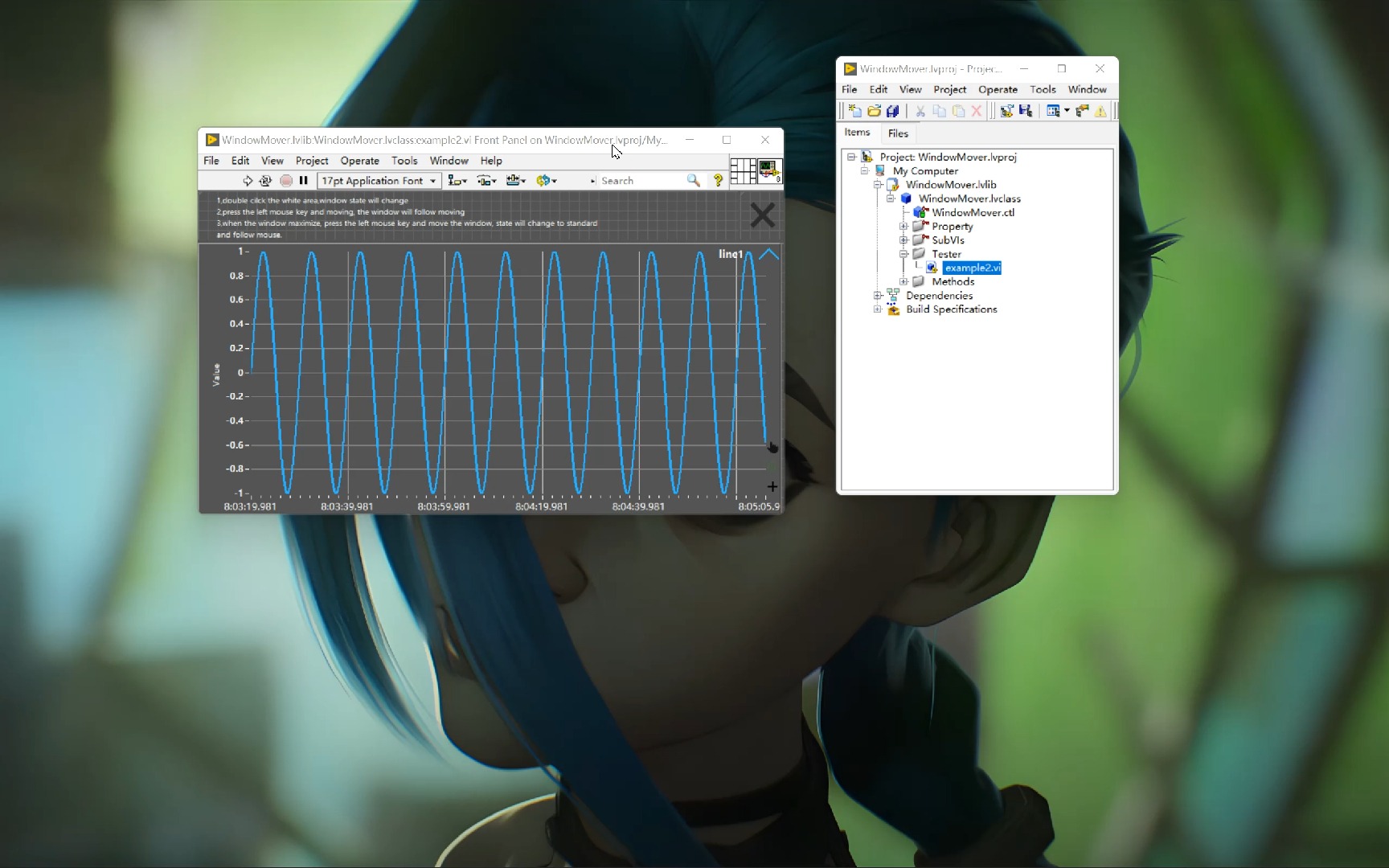 LabVIEW WindowMover工具包替换默认窗口栏