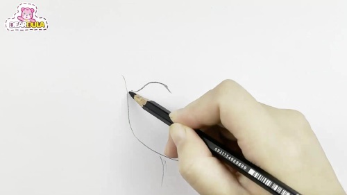 怎么画好看的动漫人物女生素描,漂亮女孩素描作品,人物素描作品