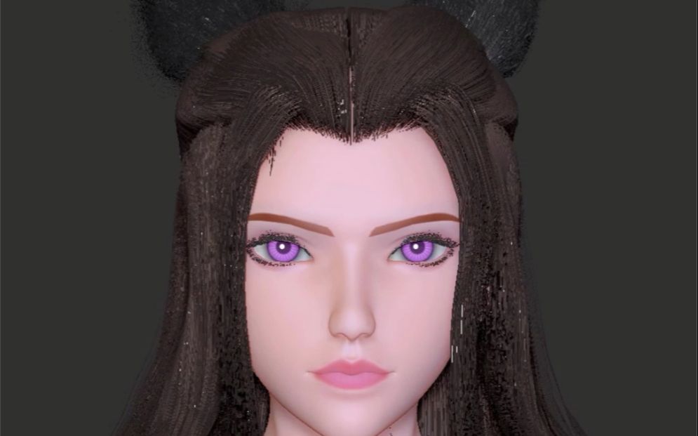 【ZBrush角色建模】斗罗大陆-朱竹清,高模制作全流程!