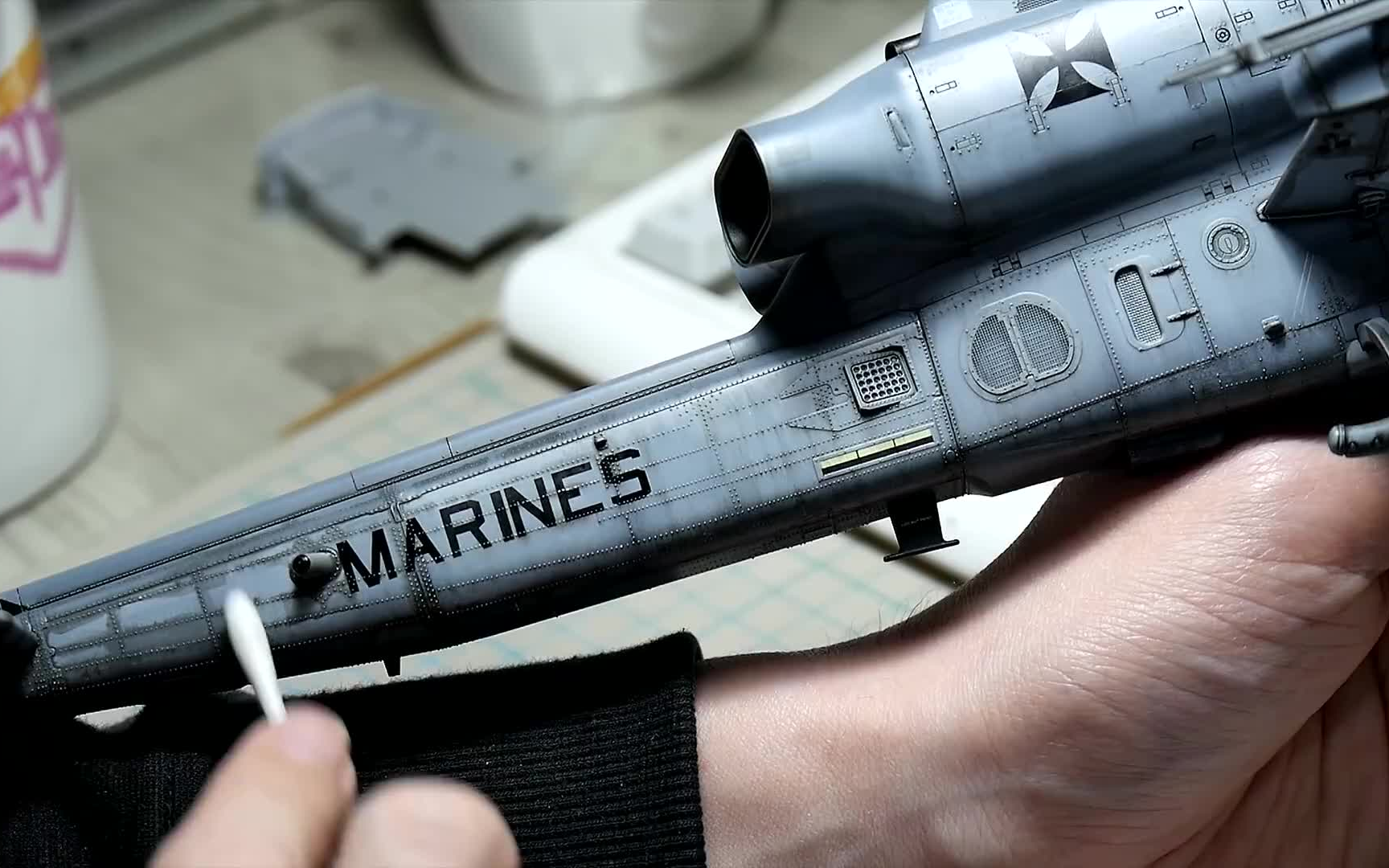 武装直升机模型制作