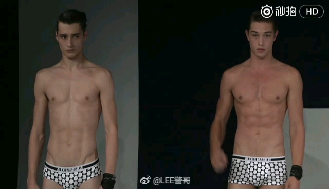 [cp]全球顶级男模内裤走秀,喷血诱惑!