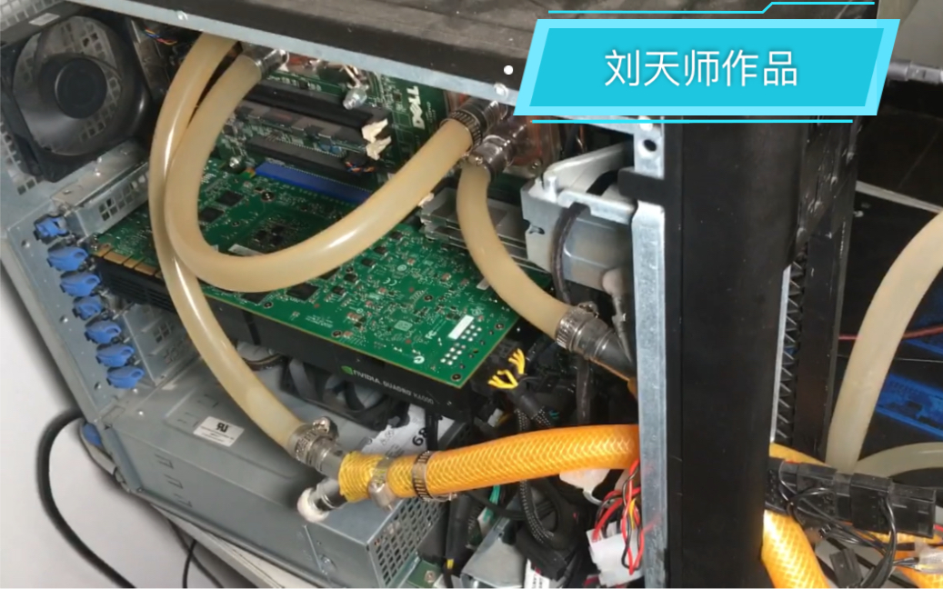 第一次安装NVIDIA Quadro K6000显卡翻车了,在家里双路24核心水冷...