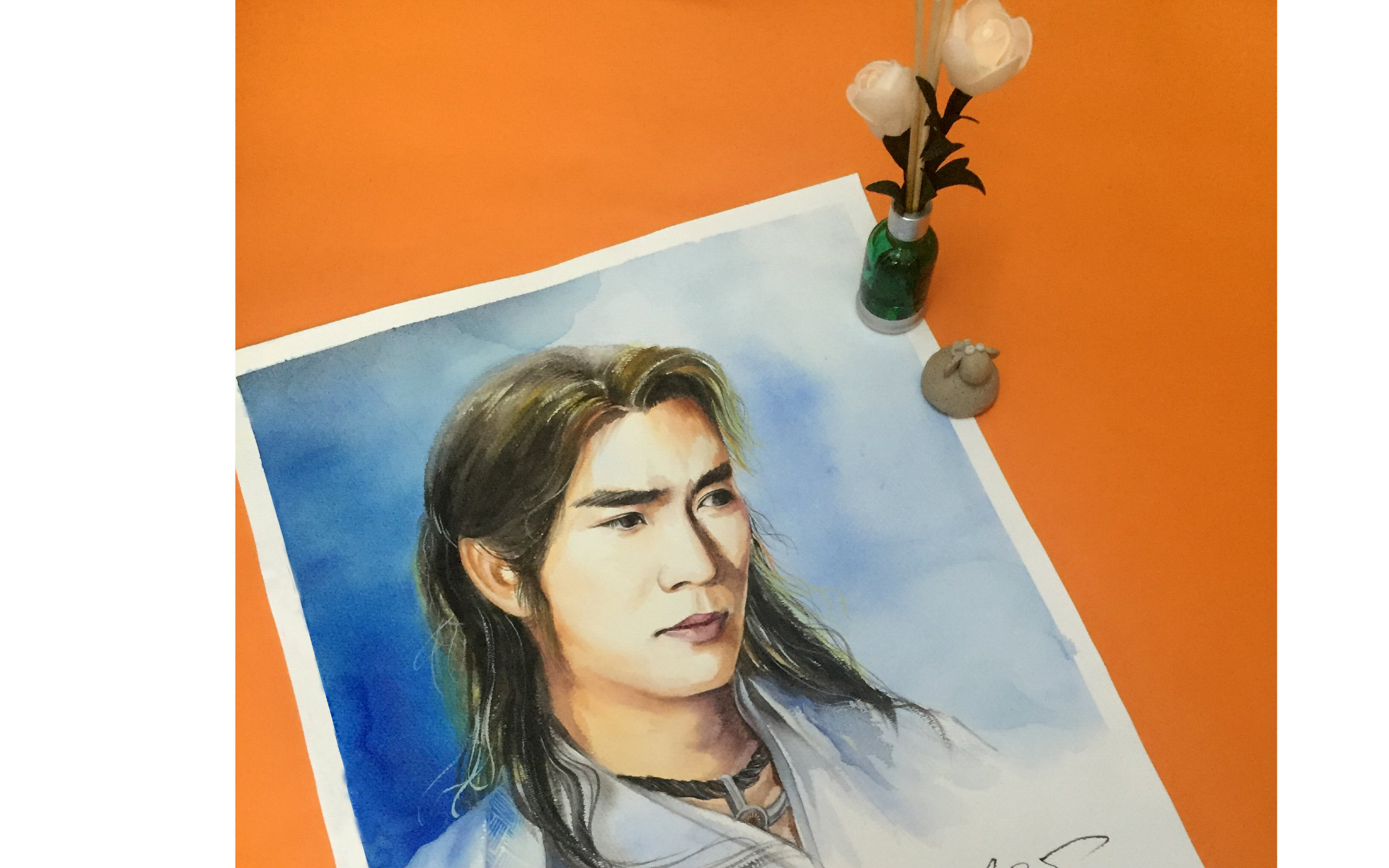 手绘男神焦恩俊角色之杨戬