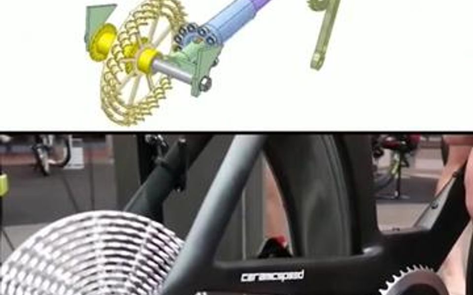 传动效率高无链条传动自行车,再也不怕掉链子了