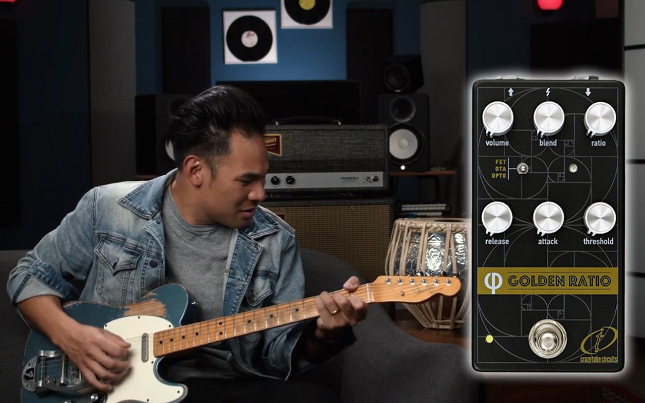 Crazy Tube Circuits - Golden Ratio 吉他贝斯压缩单块效果器
