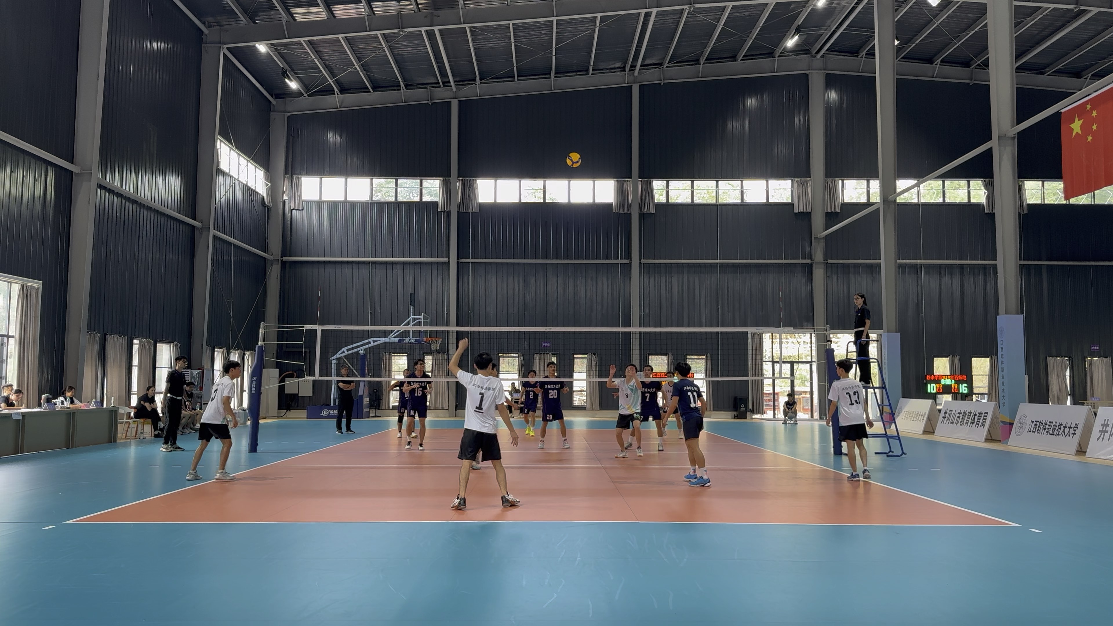 2024江西省大学生排球比赛 江西科技学院对战江西理工大学 第一局