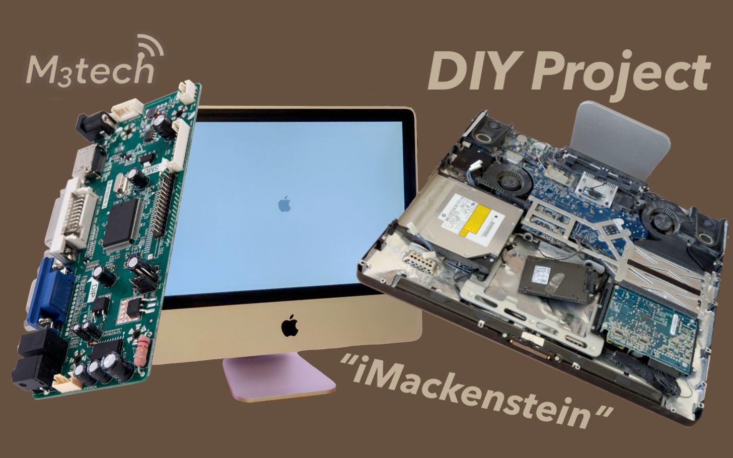 【DIY动手做】将老款iMac改装成“苹果”显示器