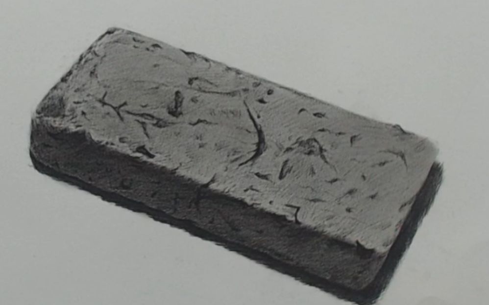 【素描教学】零基础素描教学,素描砖块的画法