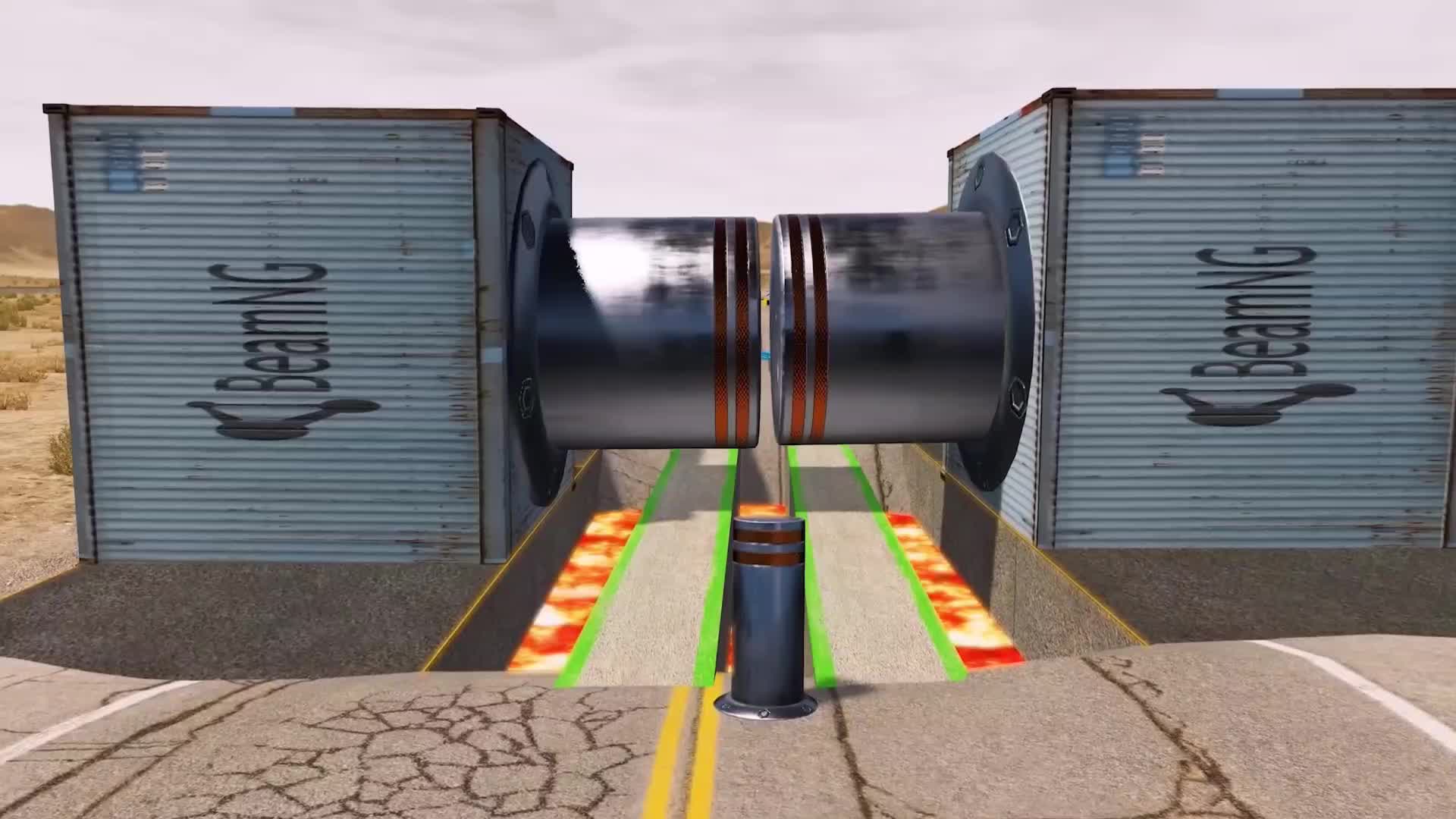 #工程车玩具 #卡车模拟 #车祸模拟器