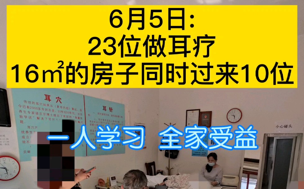 6月5日:耳穴疗法,一学就会。家庭保健,创业开店。