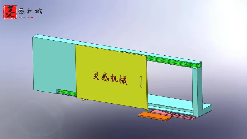 汽车的推拉门结构,实际上是不是这样子的呢?