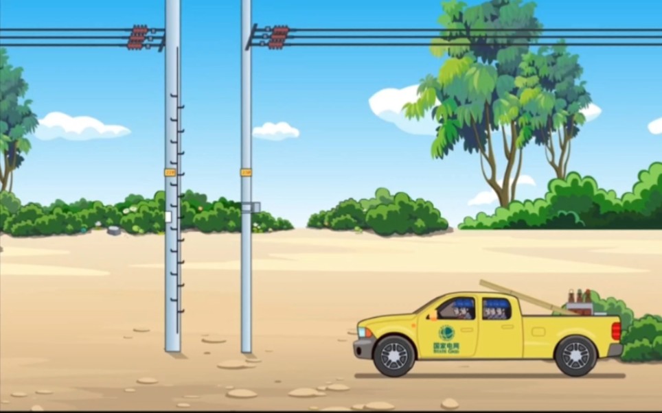 安全警示,高处作业错误使用安全带,引发高处坠落伤害。