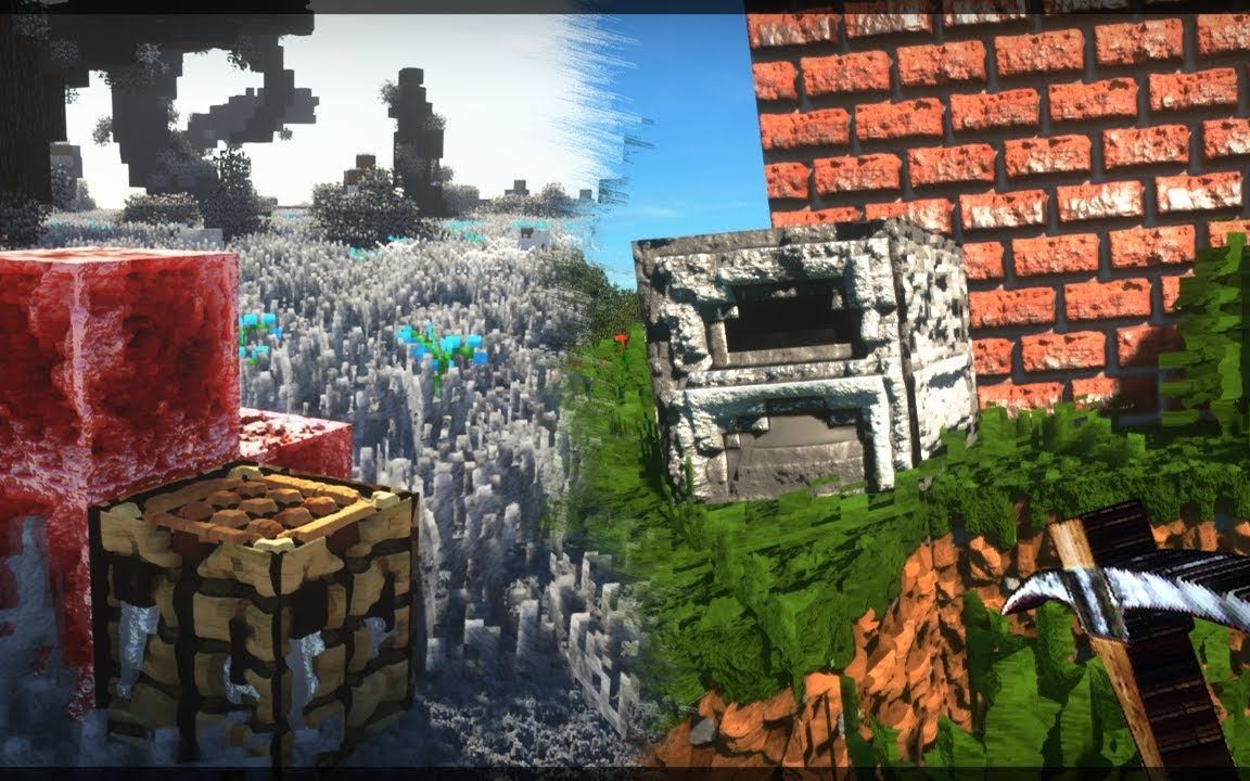 我的世界：最高画质玩生存，真实画面和音效超治愈！