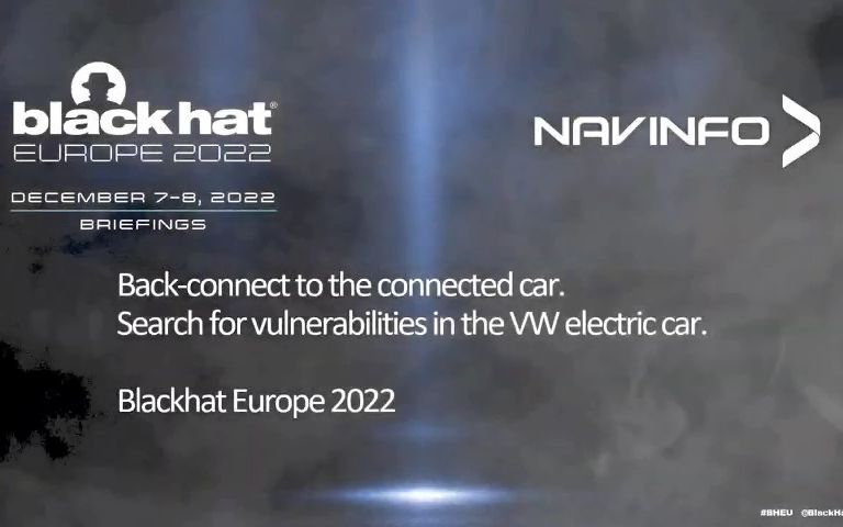 BlackHat'22 大众电动汽车的漏洞与安全性