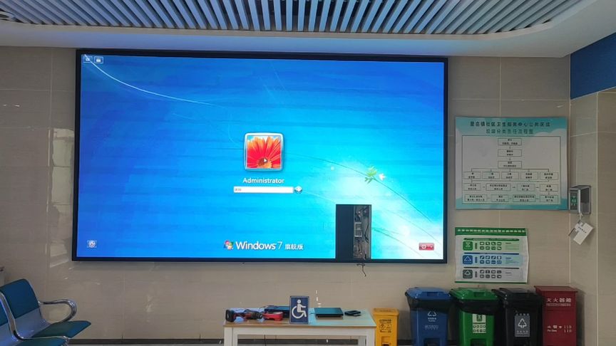 LED大屏黑了一部分?看看这是什么问题?