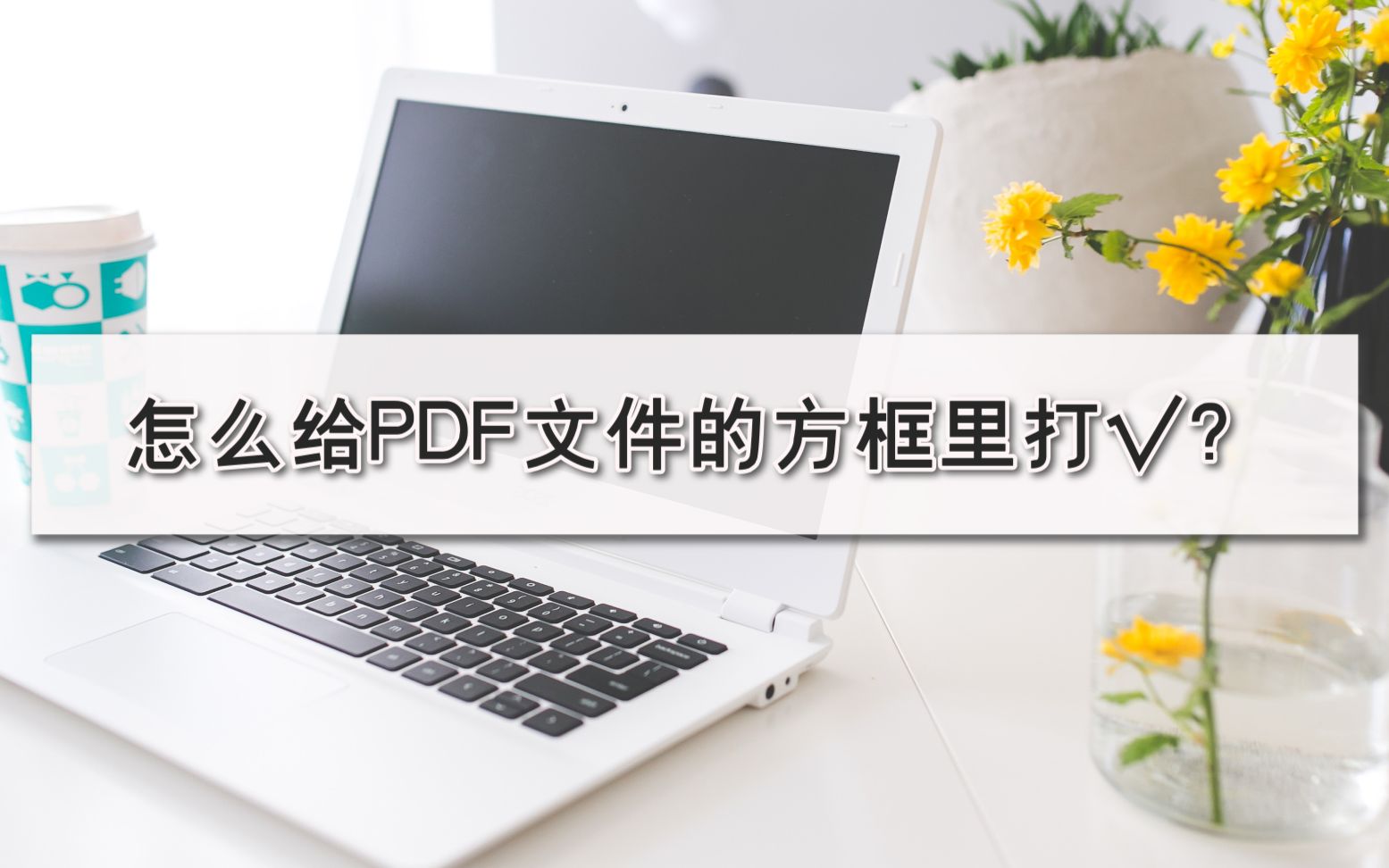 怎么给PDF文件的方框里打√?—江下办公
