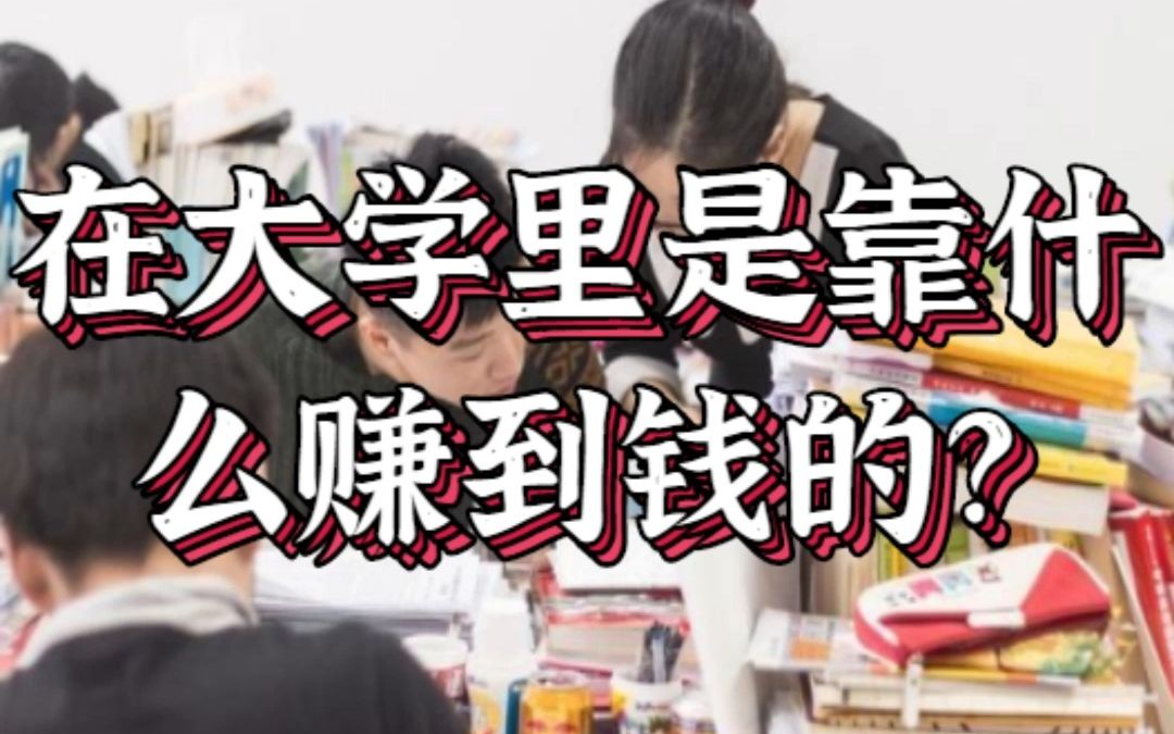 在大学里我是靠什么赚到钱的?