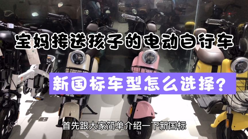 宝妈们接送孩子的新国标电动自行车选哪个?一千多到三千多不等。