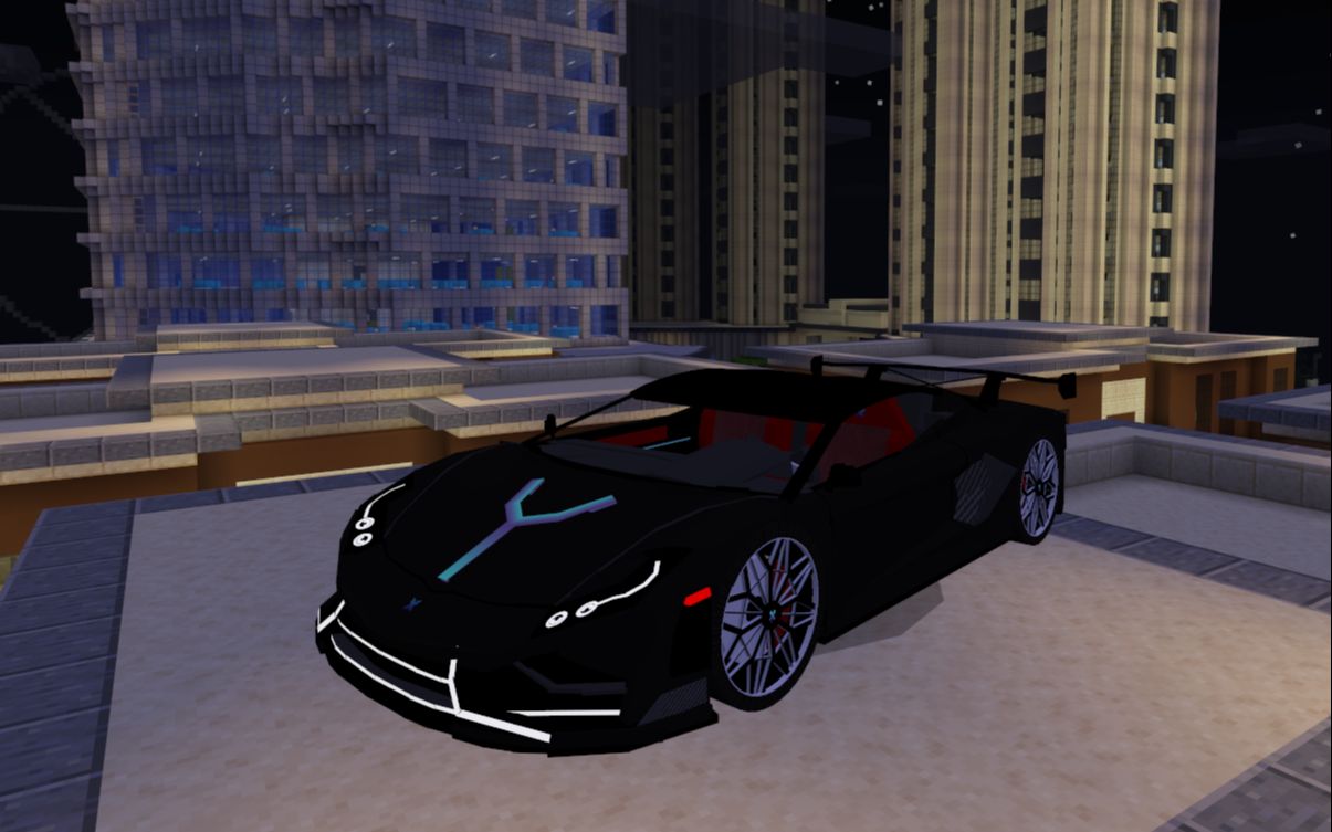 玖龍工作室原创型汽车模组-月刃系列-超级跑车-CH-X/我的世界网易pe...