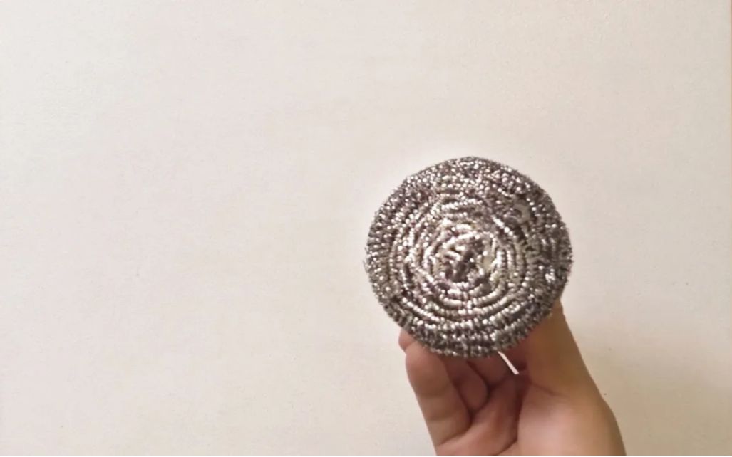 【丙烯画】丙烯画作品 这次用上了清洁钢丝球 《树林深处》