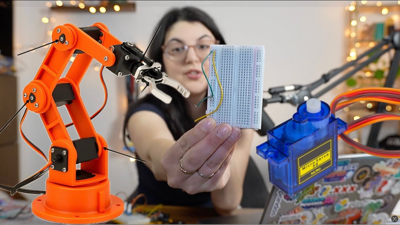 【双语+纯享】ߚ� 从零开始!Arduino机械臂制作大挑战,小白也能轻松...