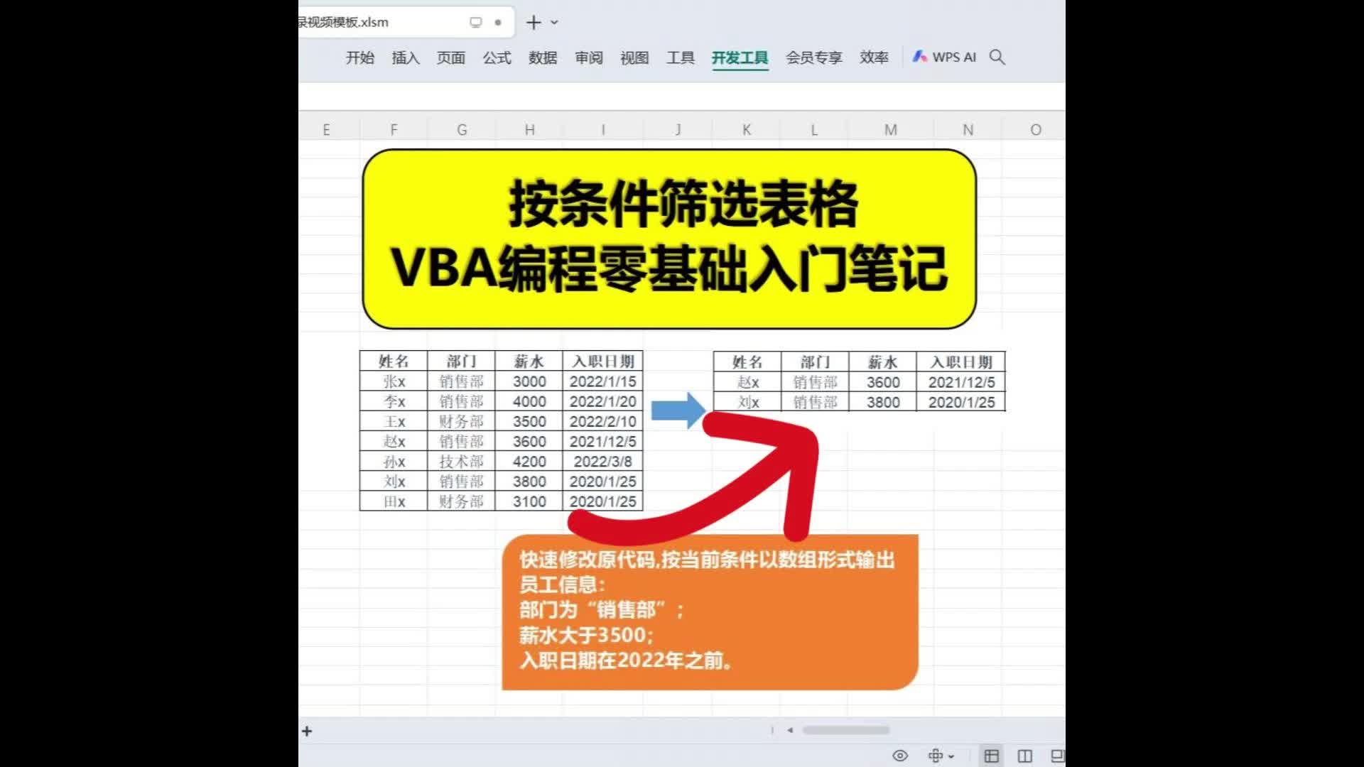 看看VBA高手们是怎么敲代码的-Excel按多条件筛选表 VBA永远的神
