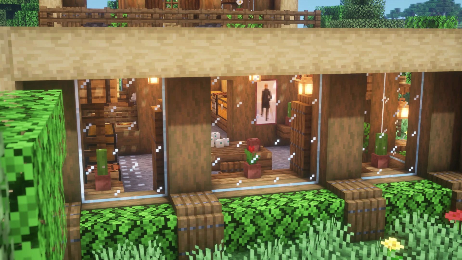 【我的世界搭建教程:如何建造木屋简单的生存房屋】(授权转载学习)