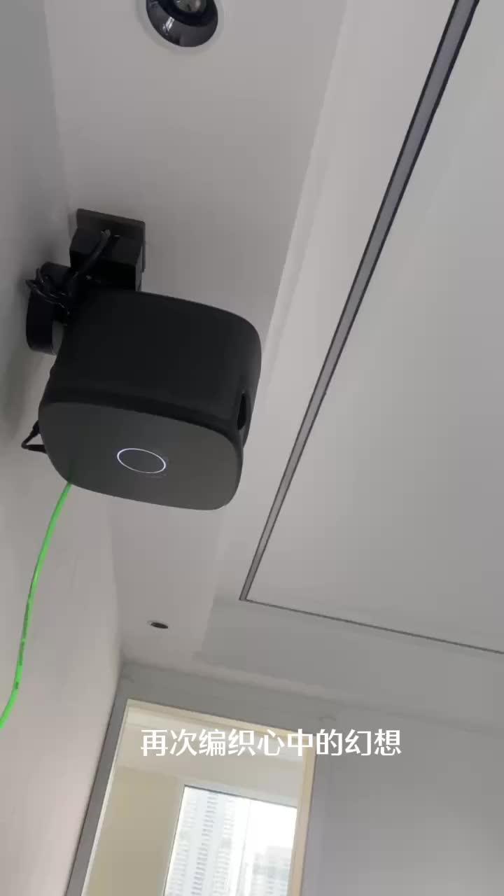 新华颐园坚果投影v20白墙效果 一个人的梦想 看看电影喝喝茶 品质...