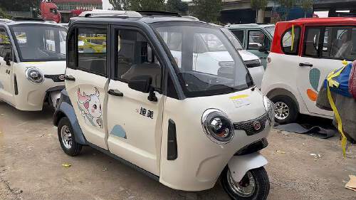 移动小城堡!全封闭正三轮电动车,遮风挡雨的家用代步新选择