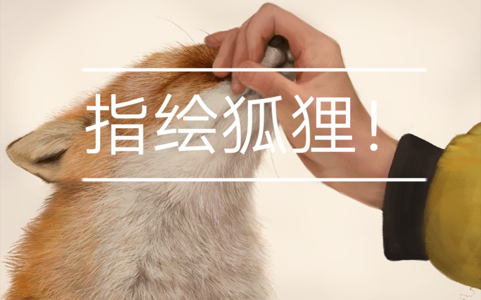 指绘―狐狸绘画过程