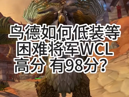 奥杜尔困难将军鸟德如何低装等打99分?_魔兽世界