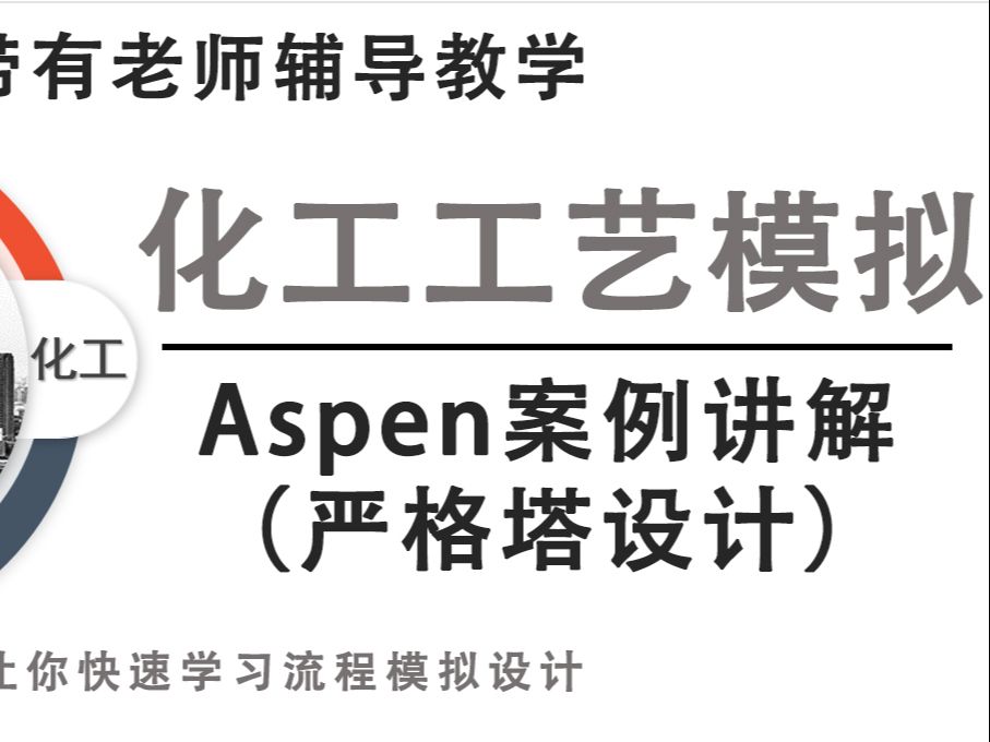 Aspen案例讲解(严格塔设计)