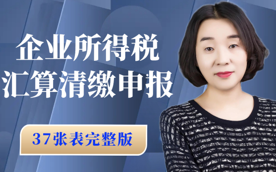 会计实操:2025年企业所得税汇算清缴申报(企业所得税年报、财务报表...