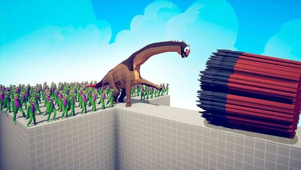 全面战争模拟器:超级射手 vs 小龙人大军