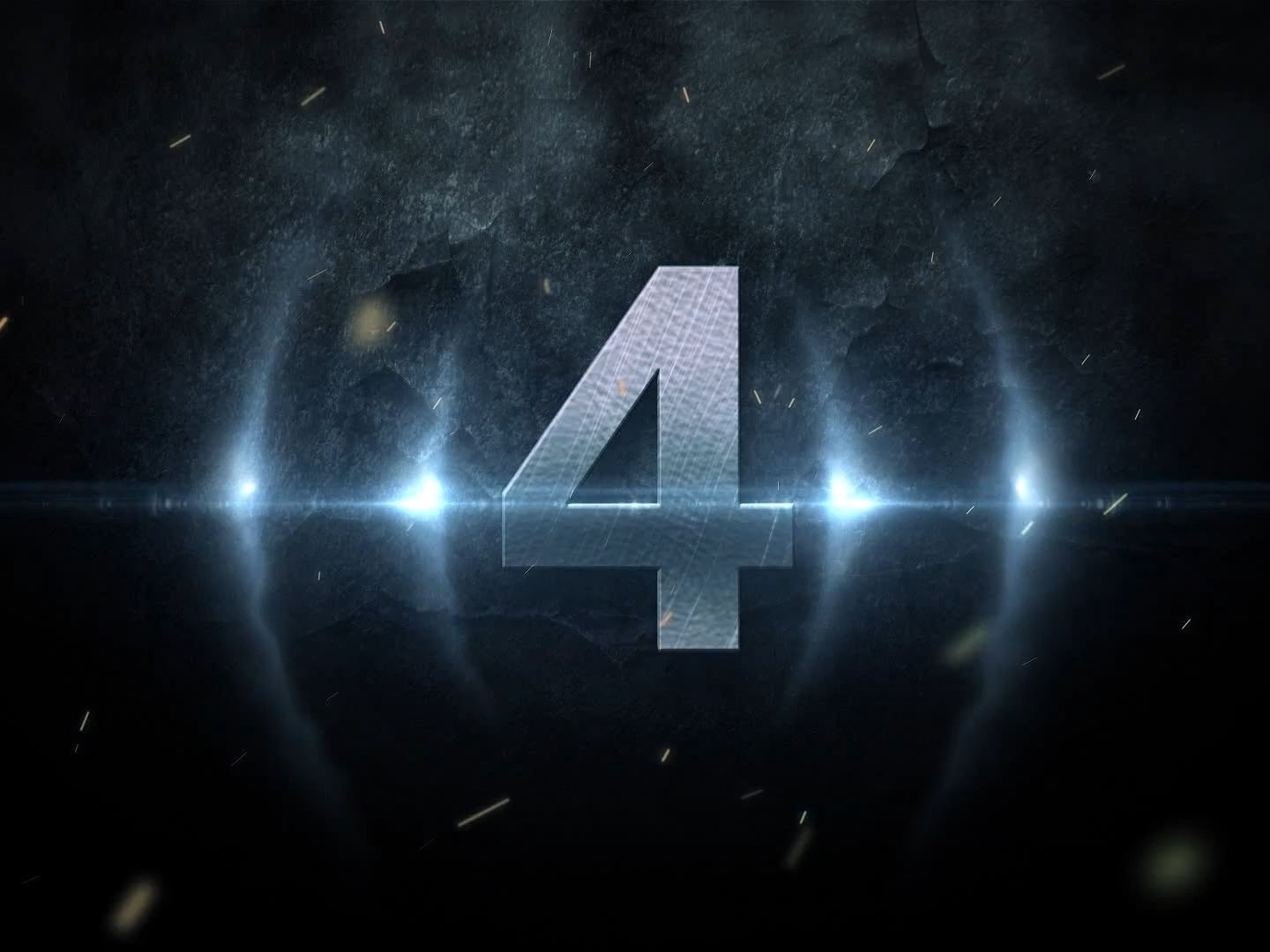 (hg248)震撼开场倒计时(有音乐)视频素材