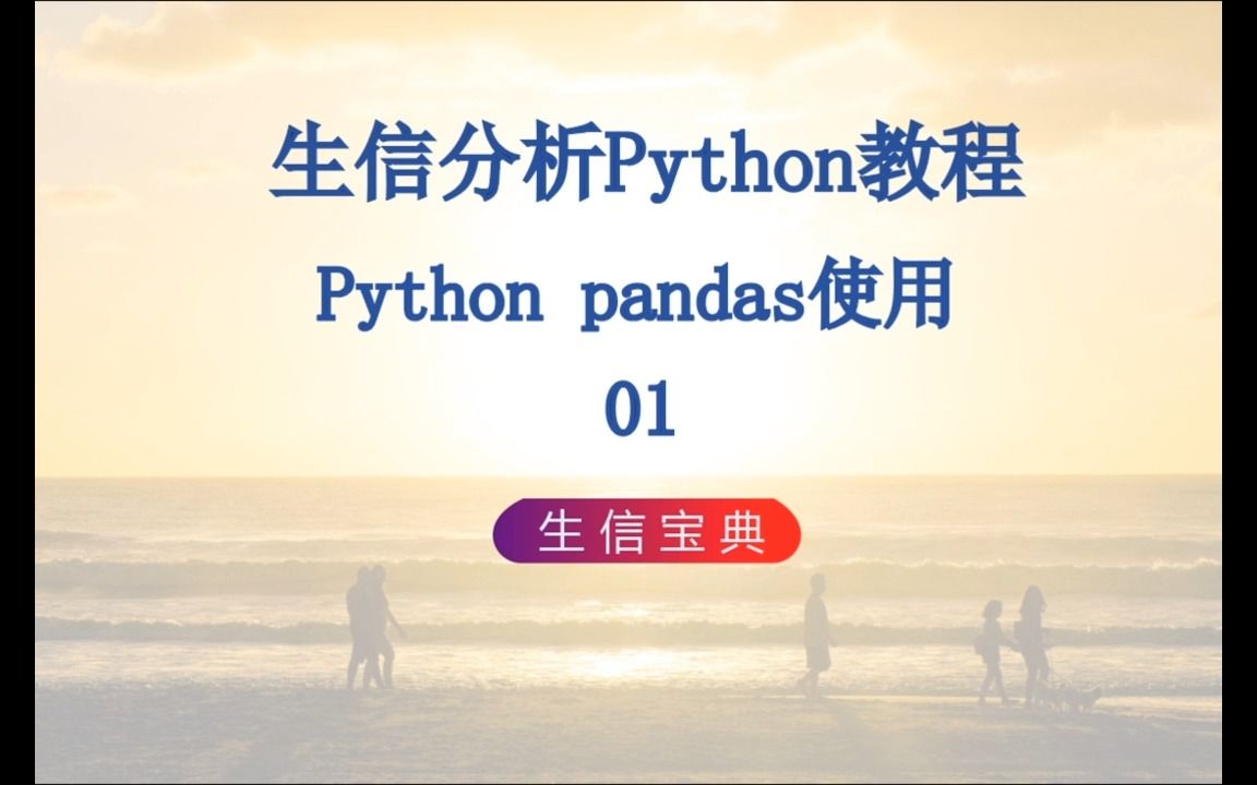 P38 Python pandas使用01