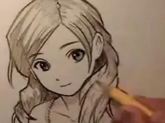 动漫漫画技法教程视频-如何画漫画中的头发(四种不同的方法)