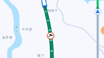 [高德地图模拟导航]大余县人民政府-上犹县人民政府(江西省赣州市上犹...