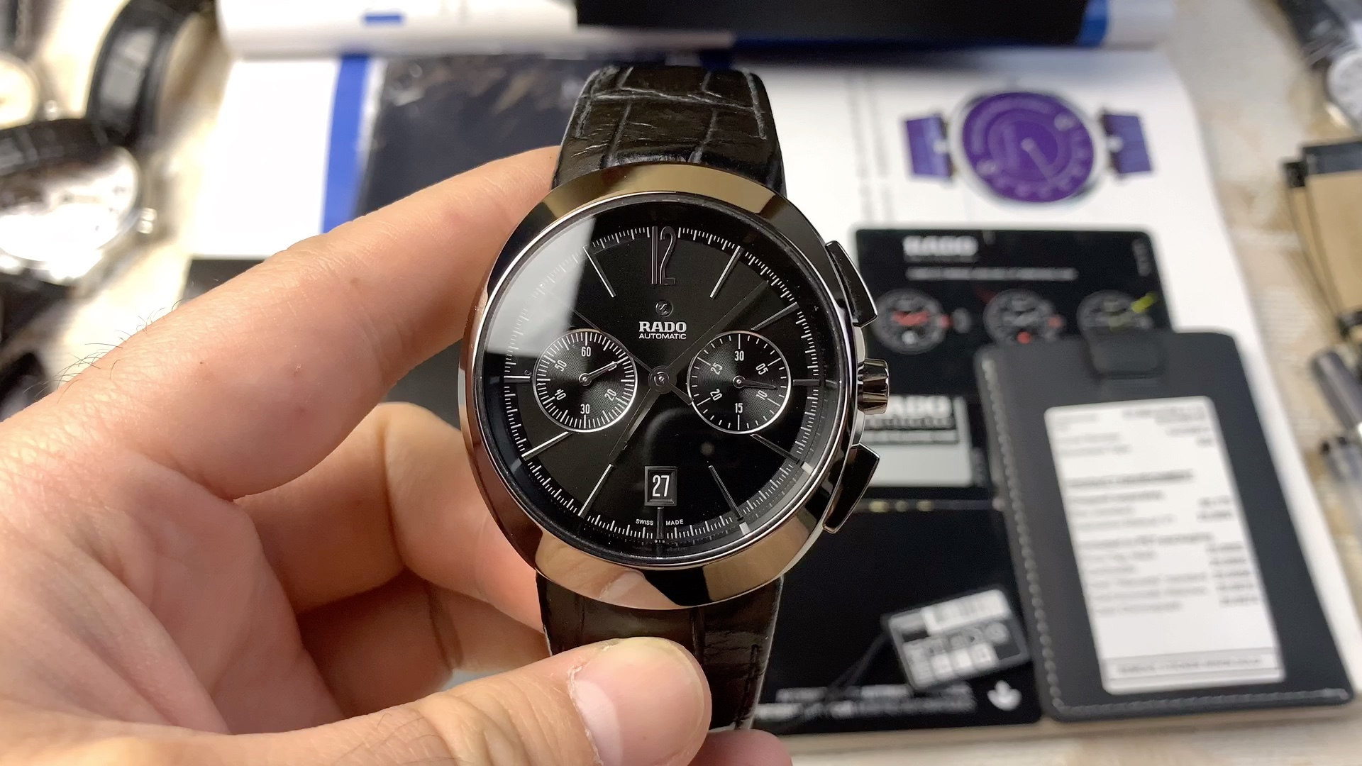 雷达创始型计时机械男表