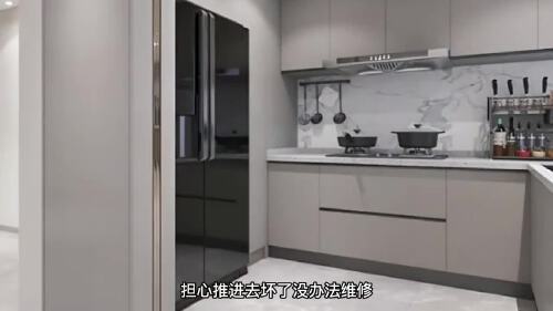 厨房隐形推拉门设计攻略!3招打造通透又省空间的完美隔断
