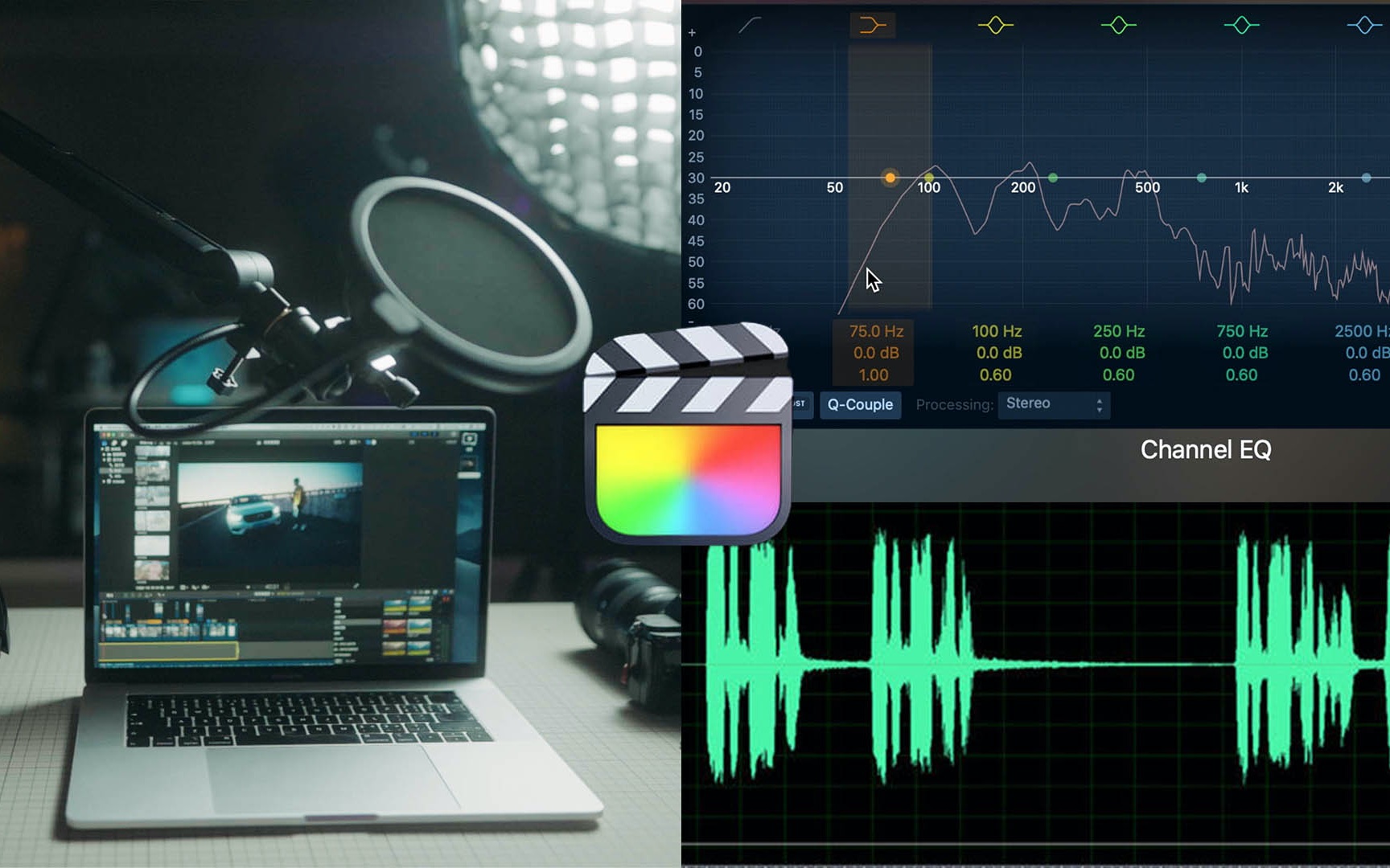 如何让你视频的人声更好听|fcpx音频调整小技巧