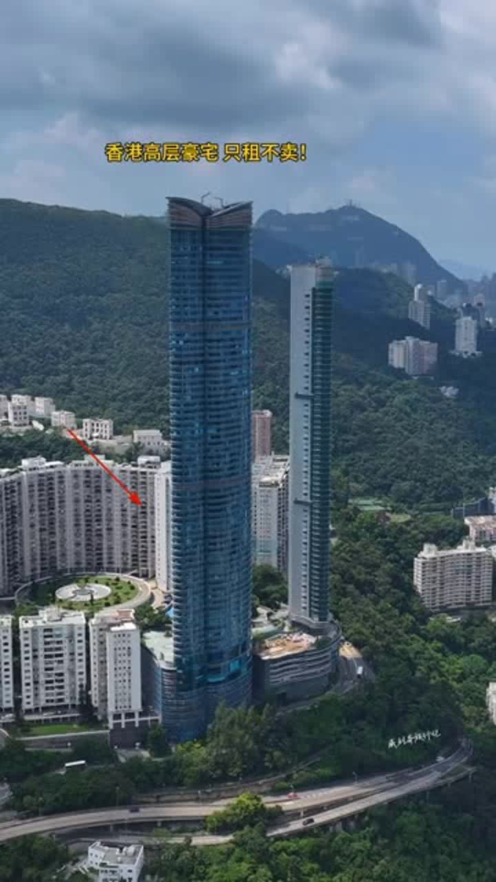 航拍中国香港超级高层豪宅,只租不卖,就连天王巨星张学友只能在这...