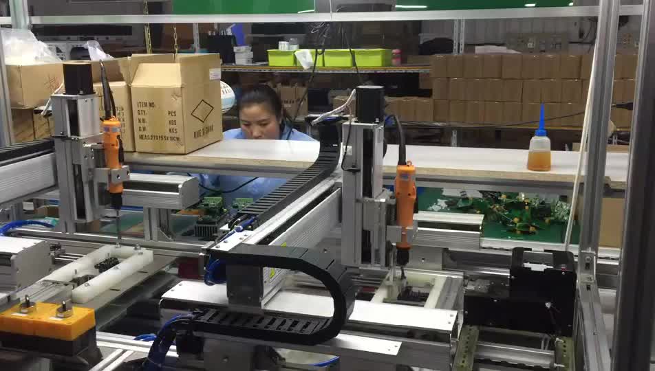 富陆变频器自动化生产线