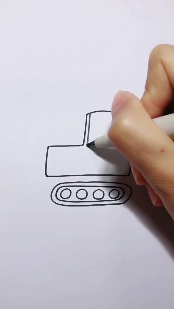 教孩子画车简笔画