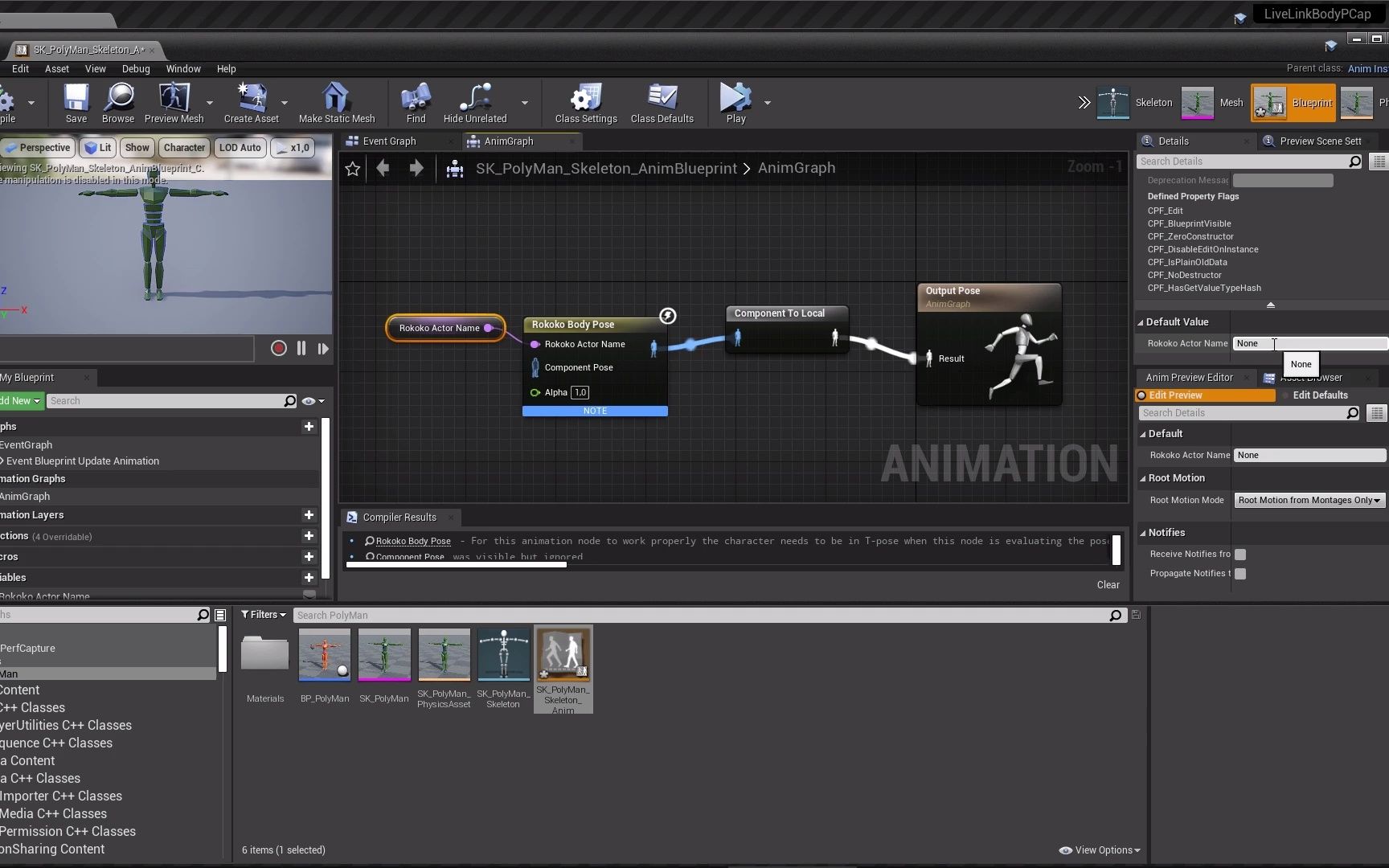 LiveLink.5.创建动画蓝图用于表演流送