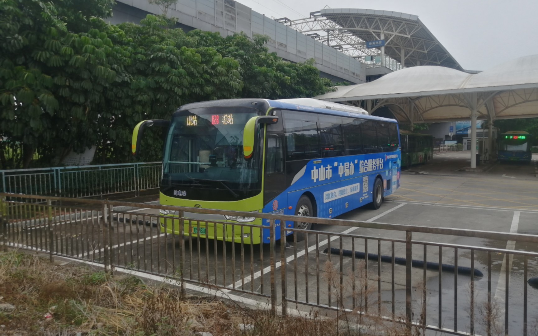 ...全网首发/中珠跨市线路1)中山公交K28路(中山汽车总站-城轨珠海北站)