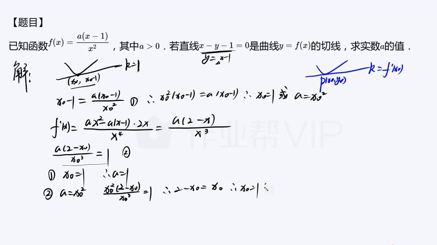 高中数学:导数几何意义