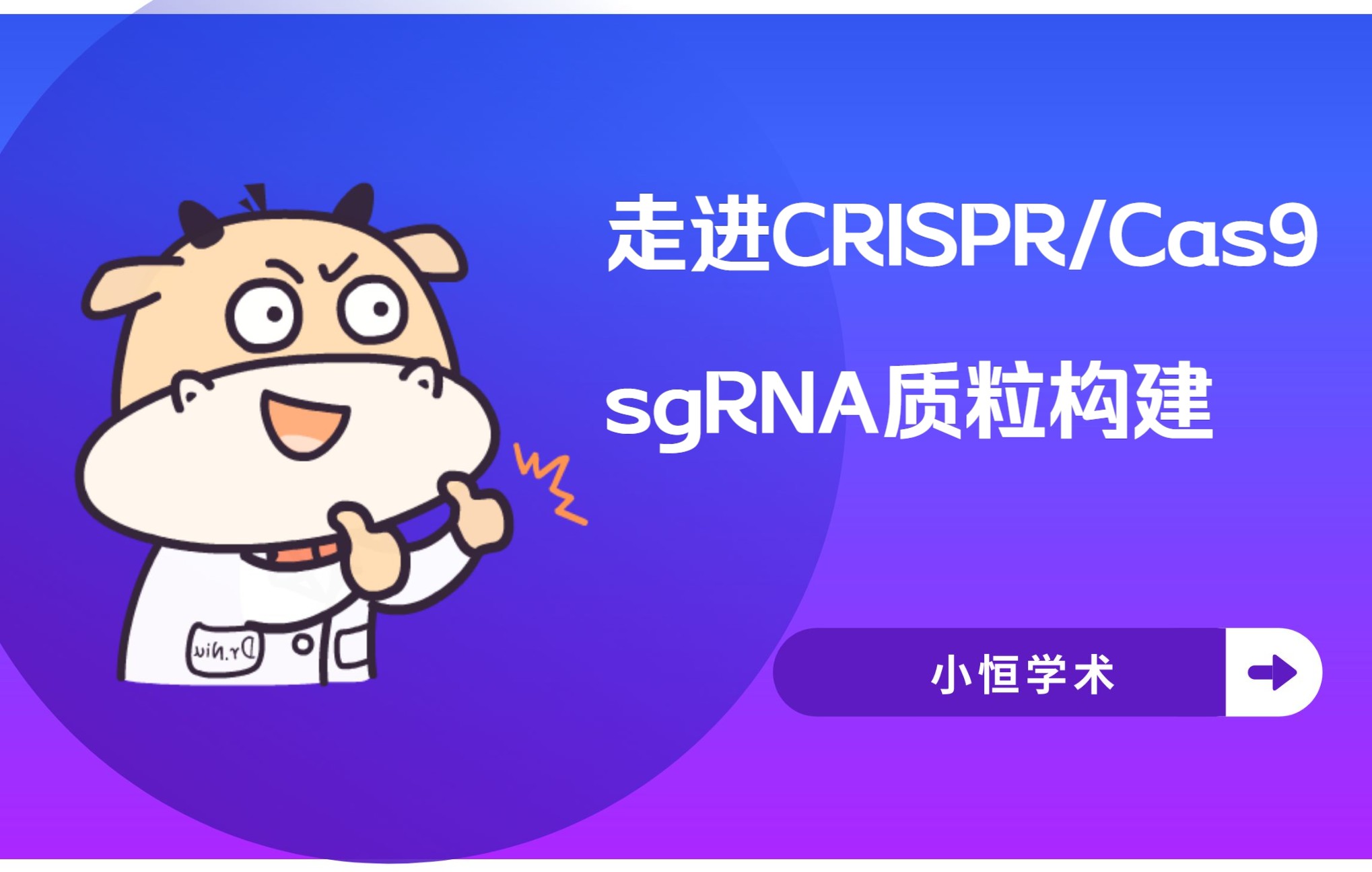 走进CRISPR/Cas9——sgRNA质粒构建