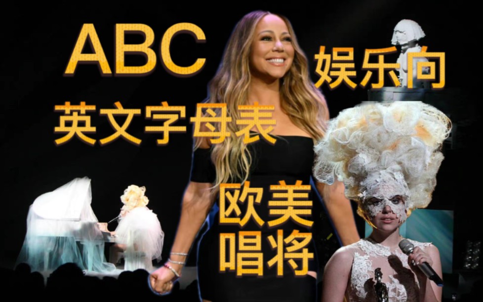 【ABC英文字母表 实力唱将】:一个英文字母推荐一个欧美唱将!